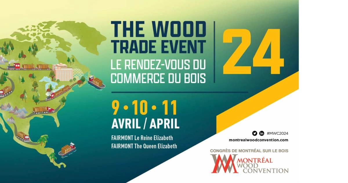 Meet us at the Montreal Wood Convention in April